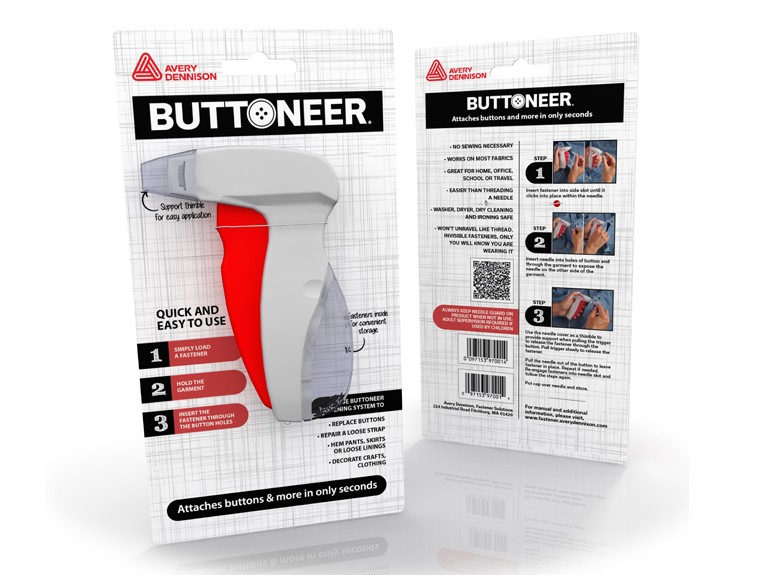 Avery Dennison Buttoneer® Fastening System | Avery Dennison | Fastener ...